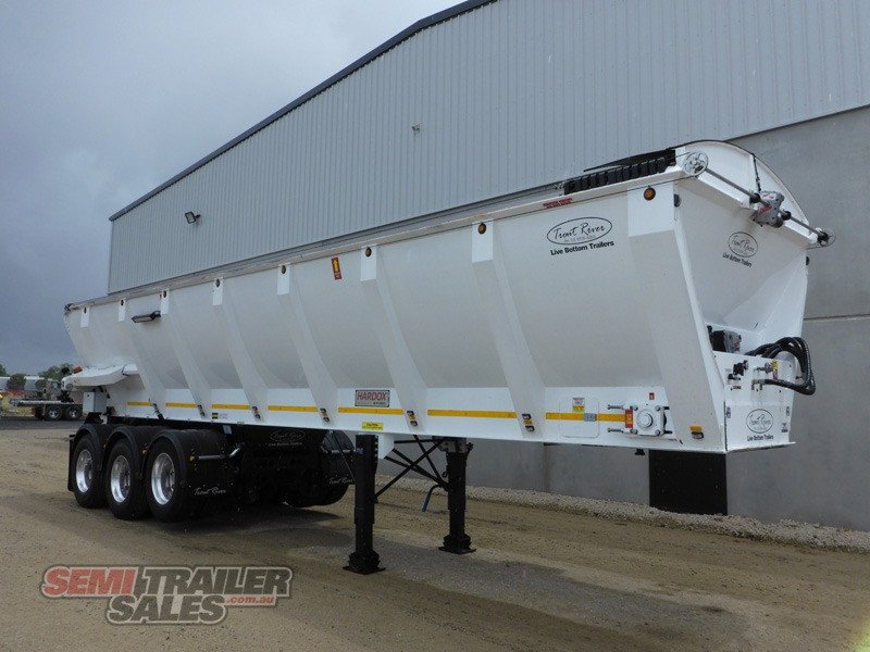 2018 AMS Semi Live Bottom FLOOR Trailer - Rental For Sale in Epsom ...