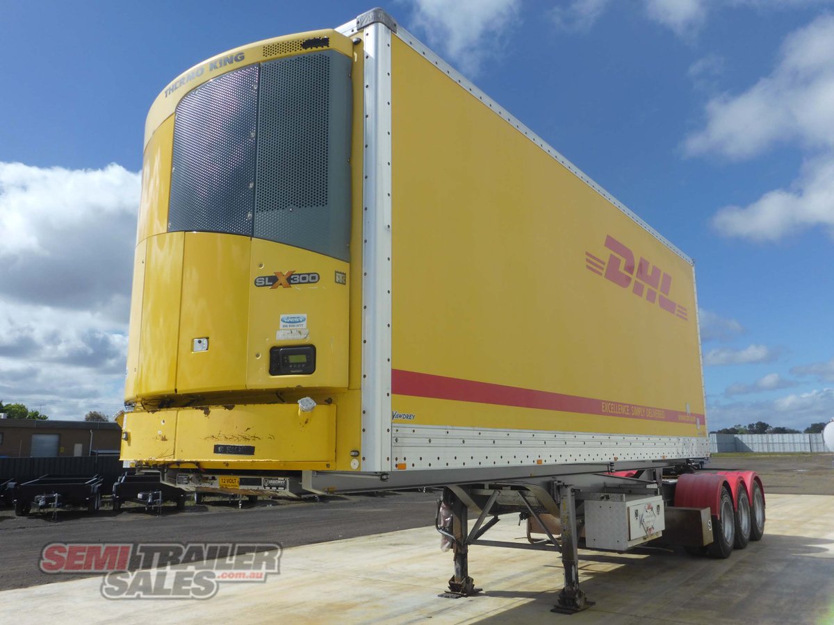 2012 Vawdrey 12 Pallet Rollback Refrigerated Pantech A Trailer Double ...