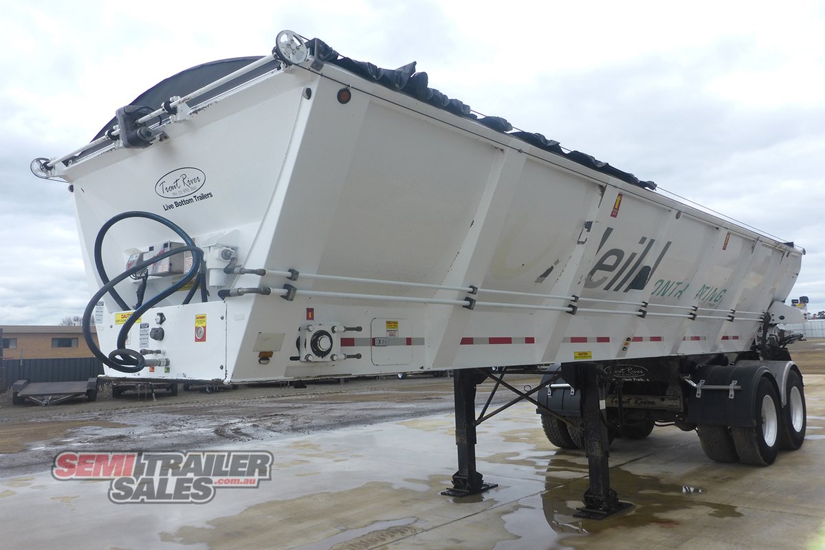 2014 AMS Live Bottom Trailer For Sale in Epsom, Bendigo | Semi Trailer ...