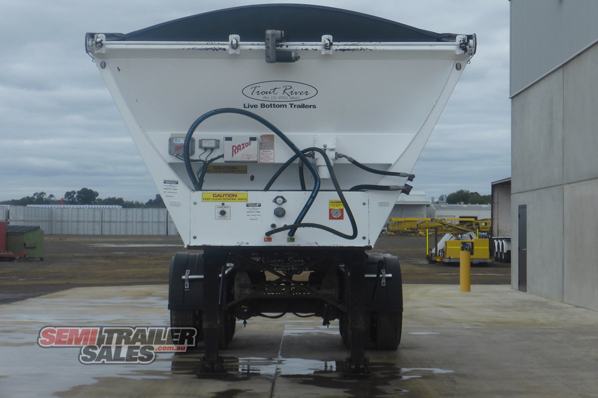 2014 AMS Live Bottom Trailer For Sale in Epsom, Bendigo | Semi Trailer ...