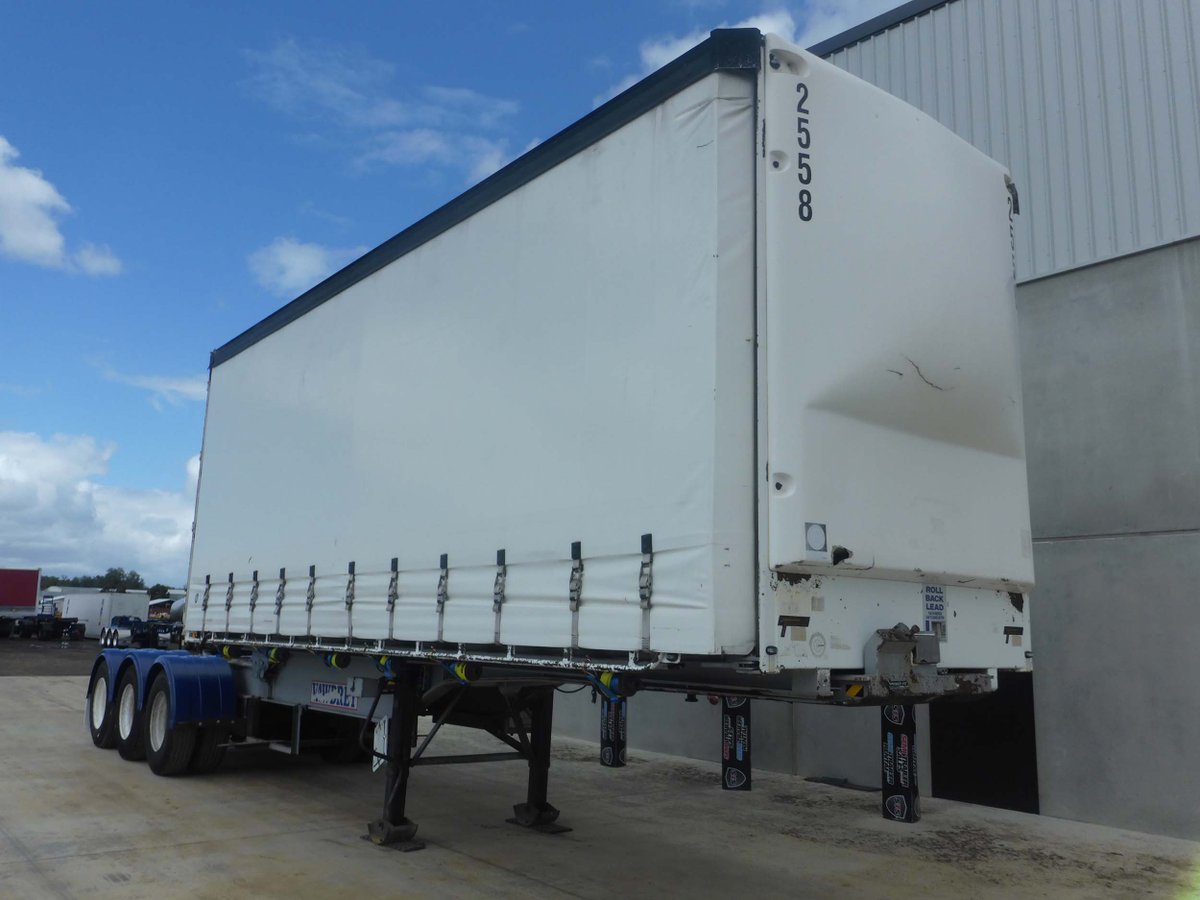 2001 Vawdrey 12 Pallet Curtainsider Rollback A Trailer For Sale in ...