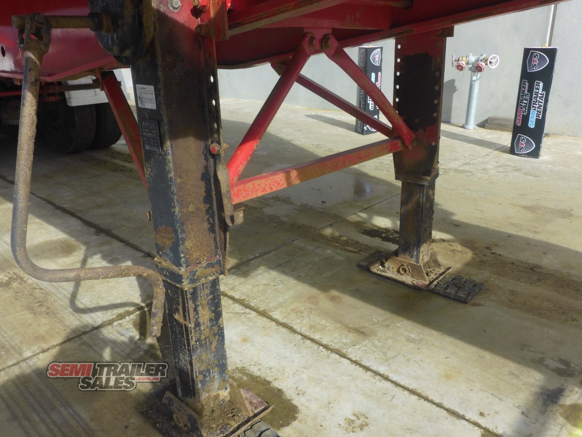 1989 Krueger 20FT Retractable Tipping Skel With Container BIN For Sale ...