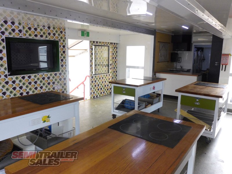 2012 SVM 48FT Mobile Kitchen Trailer For Sale in Epsom, Bendigo | Semi ...