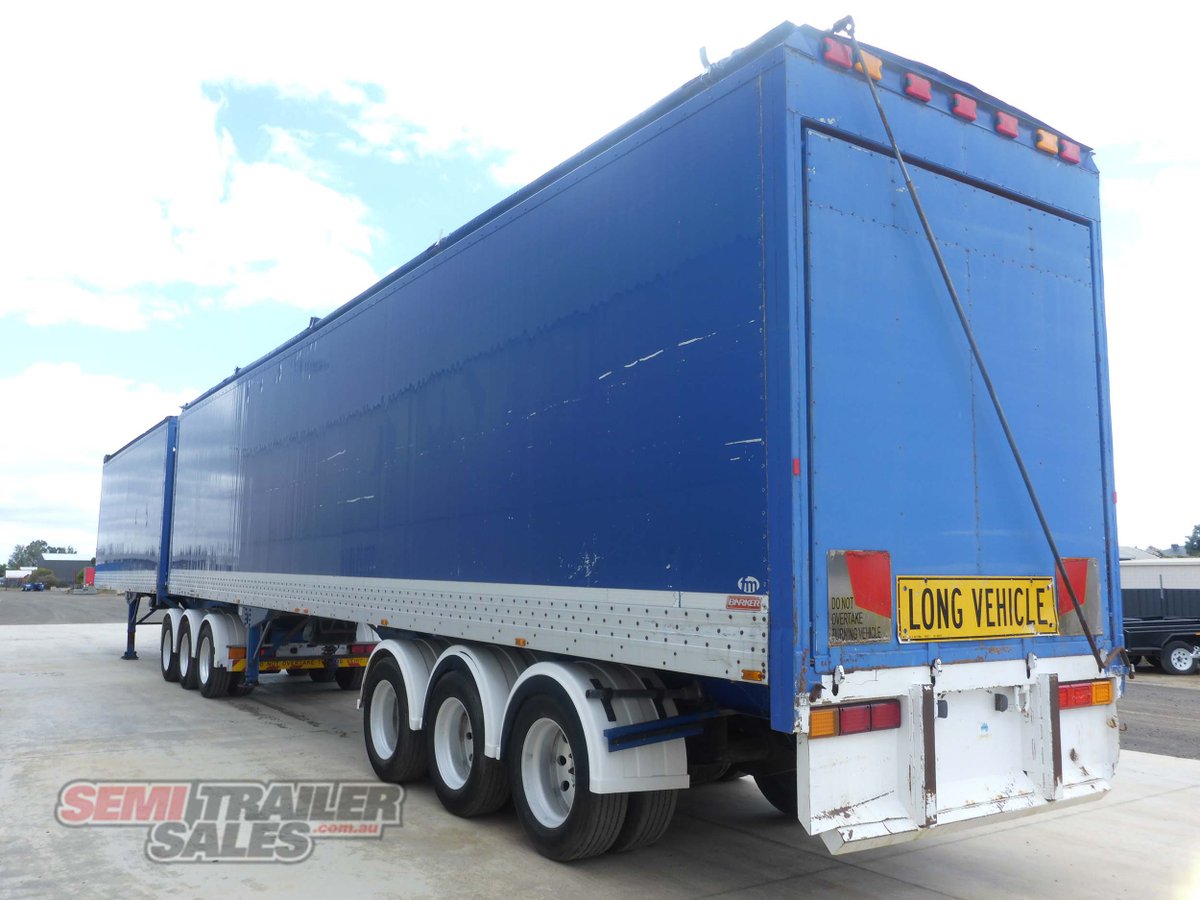 2008 Barker Chip BIN B Double SET Platform Tippers For Sale in Epsom ...